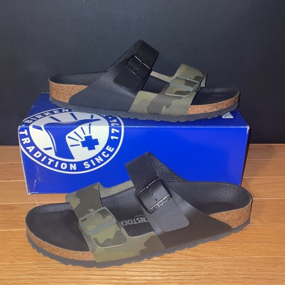 Birkenstock | Shoes | Birkenstock Arizona Split Blackdesert Camo New ...